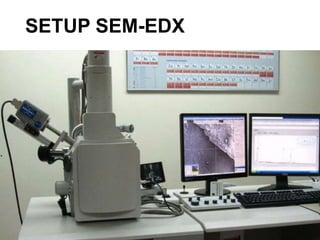 Pengujian material menggunakan SEM-EDX | PPTX
