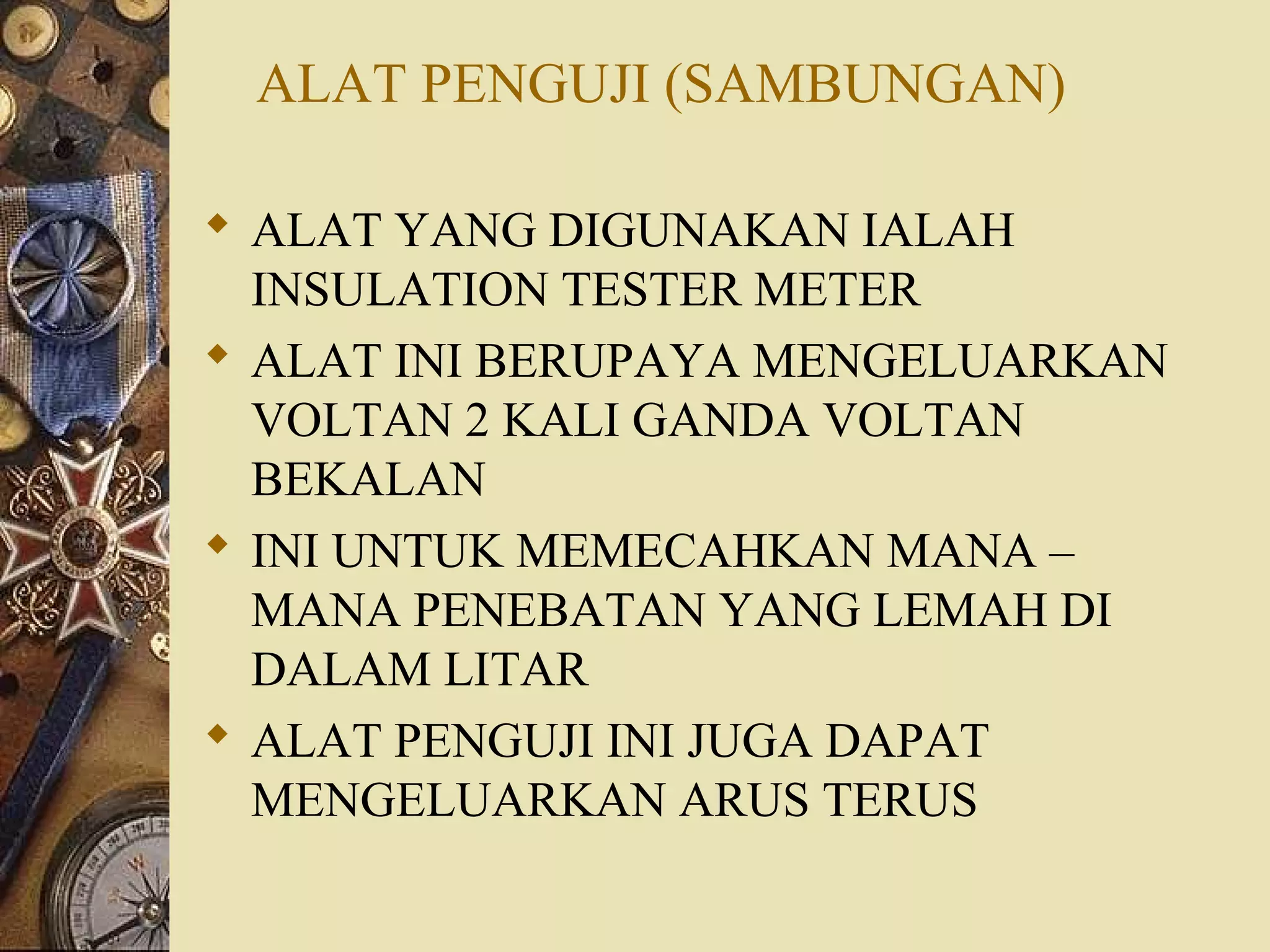 Ujian Rintangan Penebatan | PPT