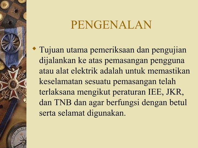 Ujian Rintangan Penebatan | PPT