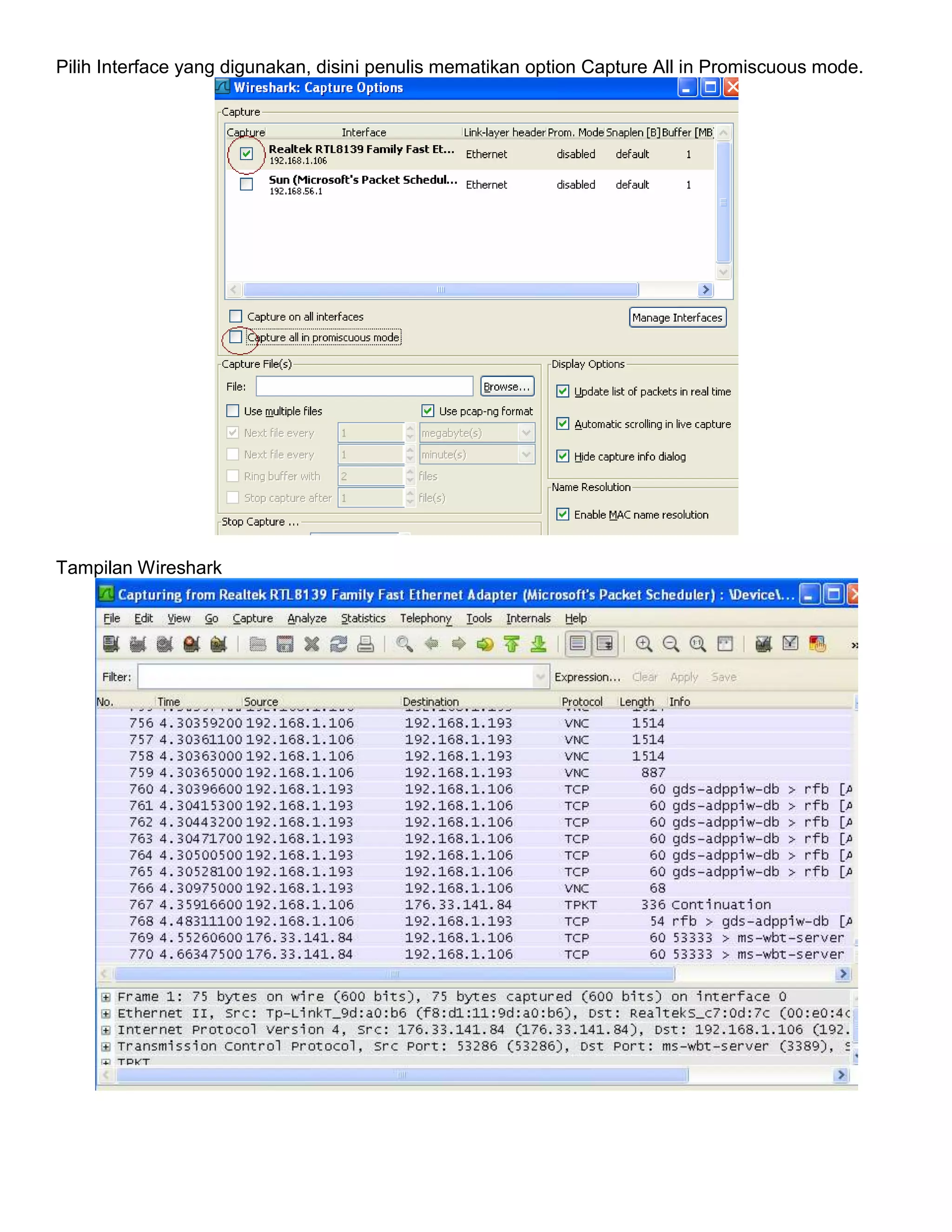 Pengujian ssh lebih aman dari telnet dengan wireshark | DOCX
