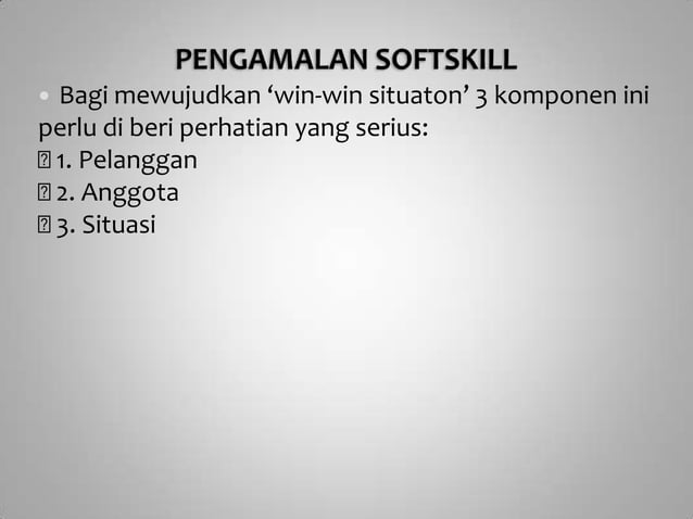 Pengukuhan dan pengamalan softskill | PPTX