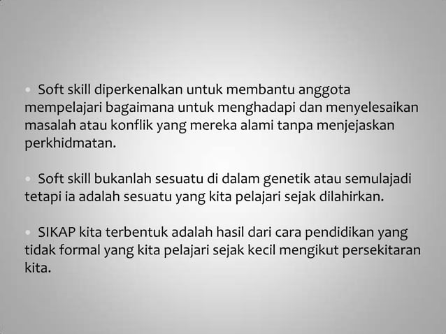 Pengukuhan dan pengamalan softskill | PPTX