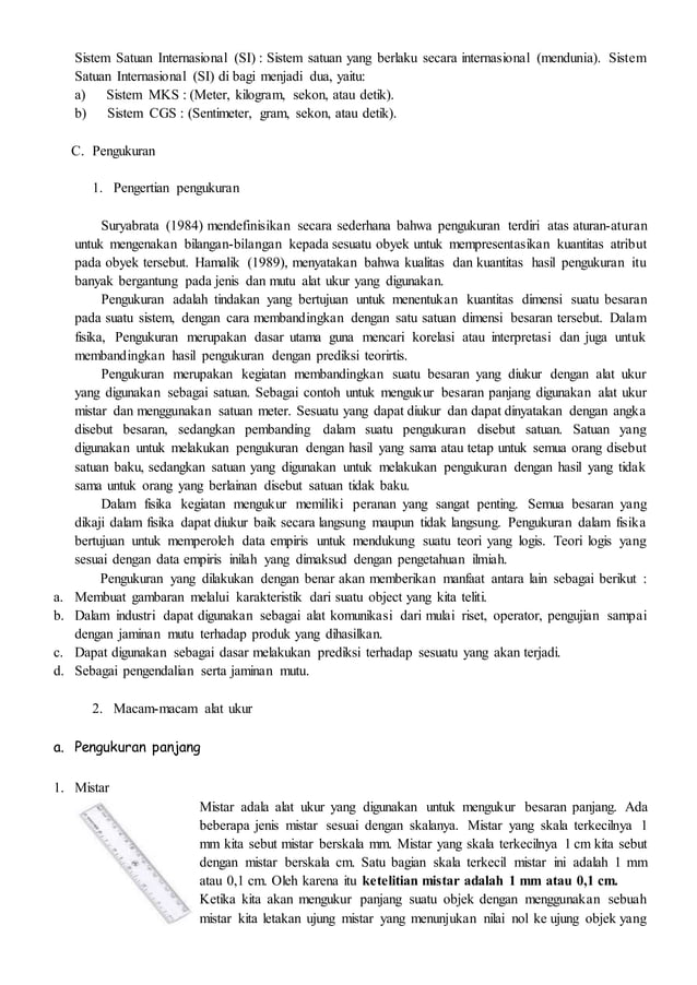 Pengukuran | PDF