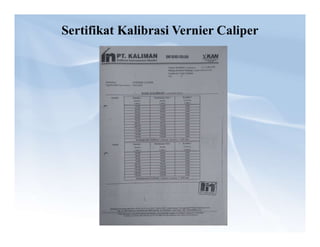 Pemahaman pengukuran dan kalibrasi dan pembacaan hasil kalibrasi | PDF