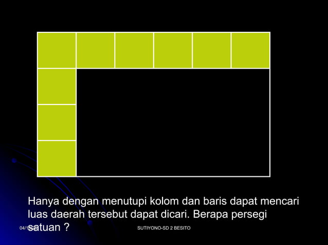 pengukuran-luas. tugas mahasiswa matematika | PPT