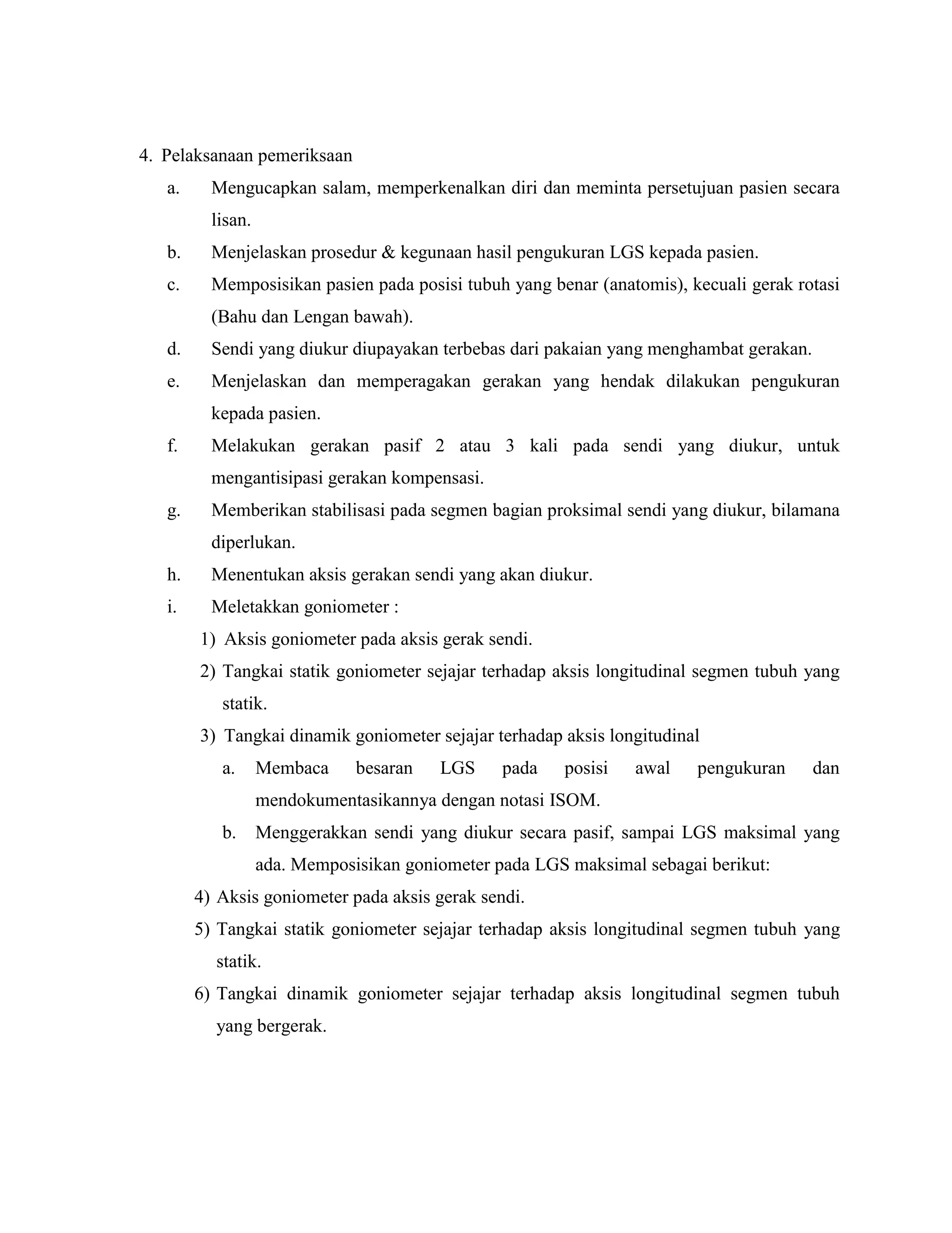 Pengukuran rom | PDF