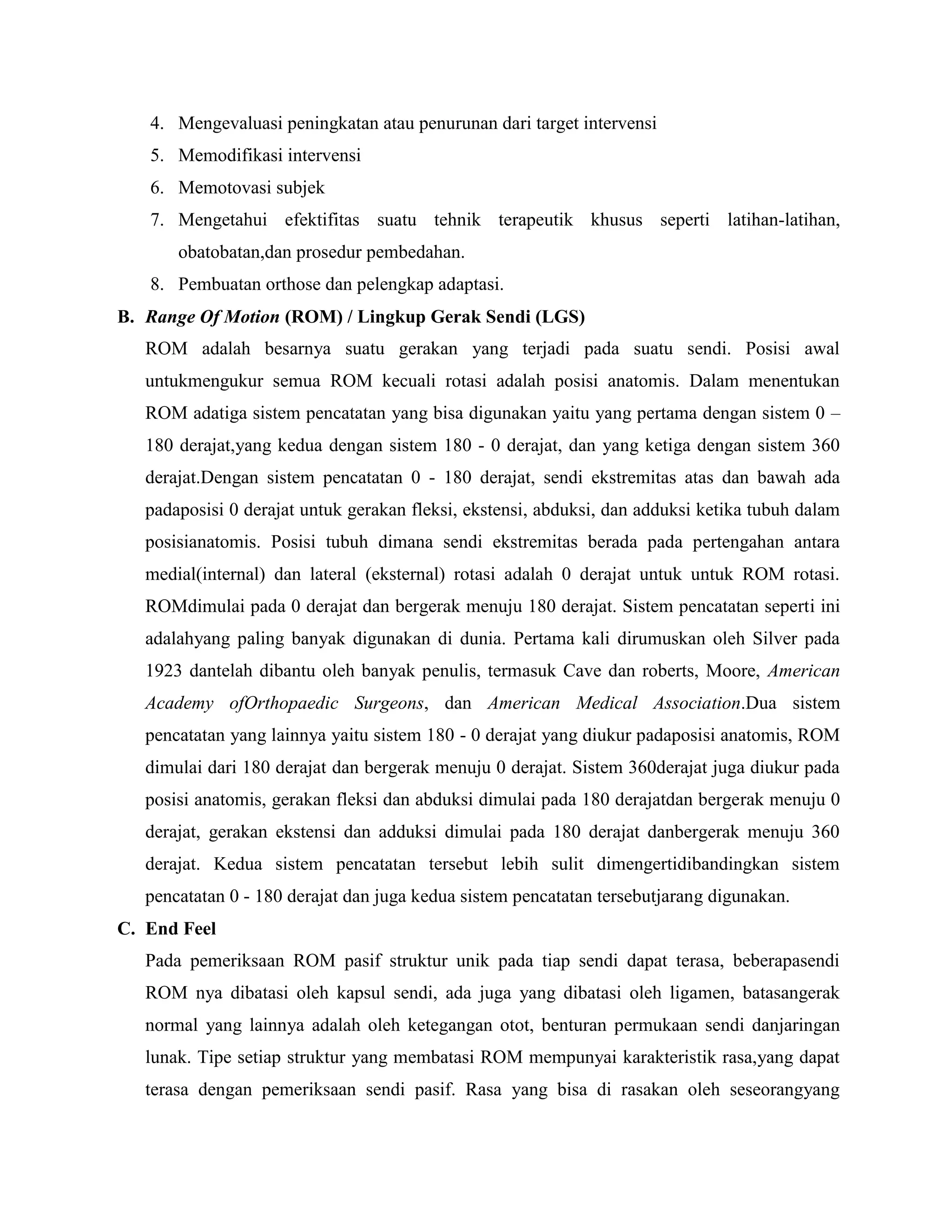 Pengukuran rom | PDF