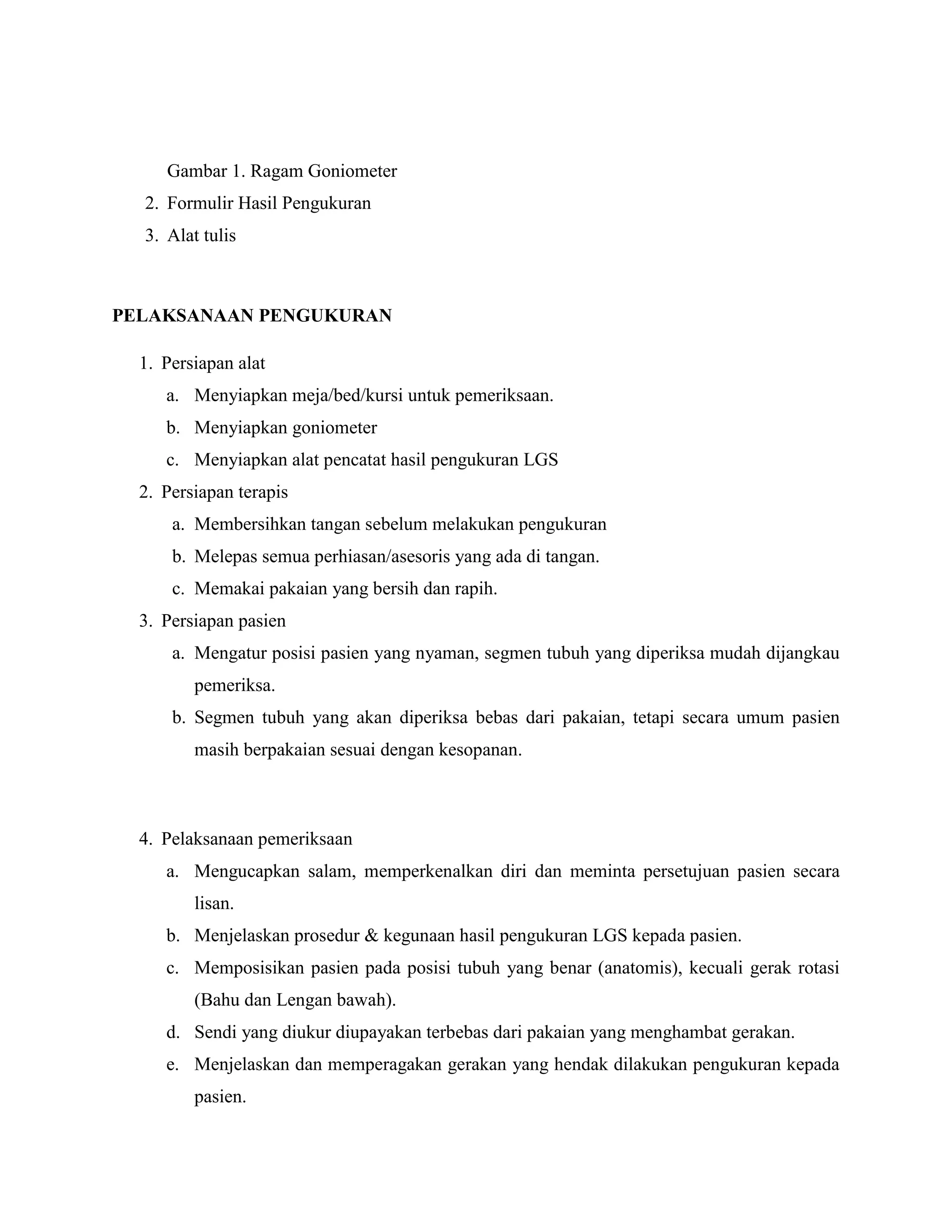 Pengukuran rom | PDF