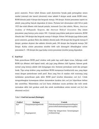 Pengukuran rom | PDF