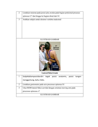 Pengukuran rom | PDF