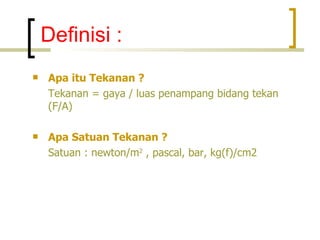 Pengukuran Tekanan | PPT