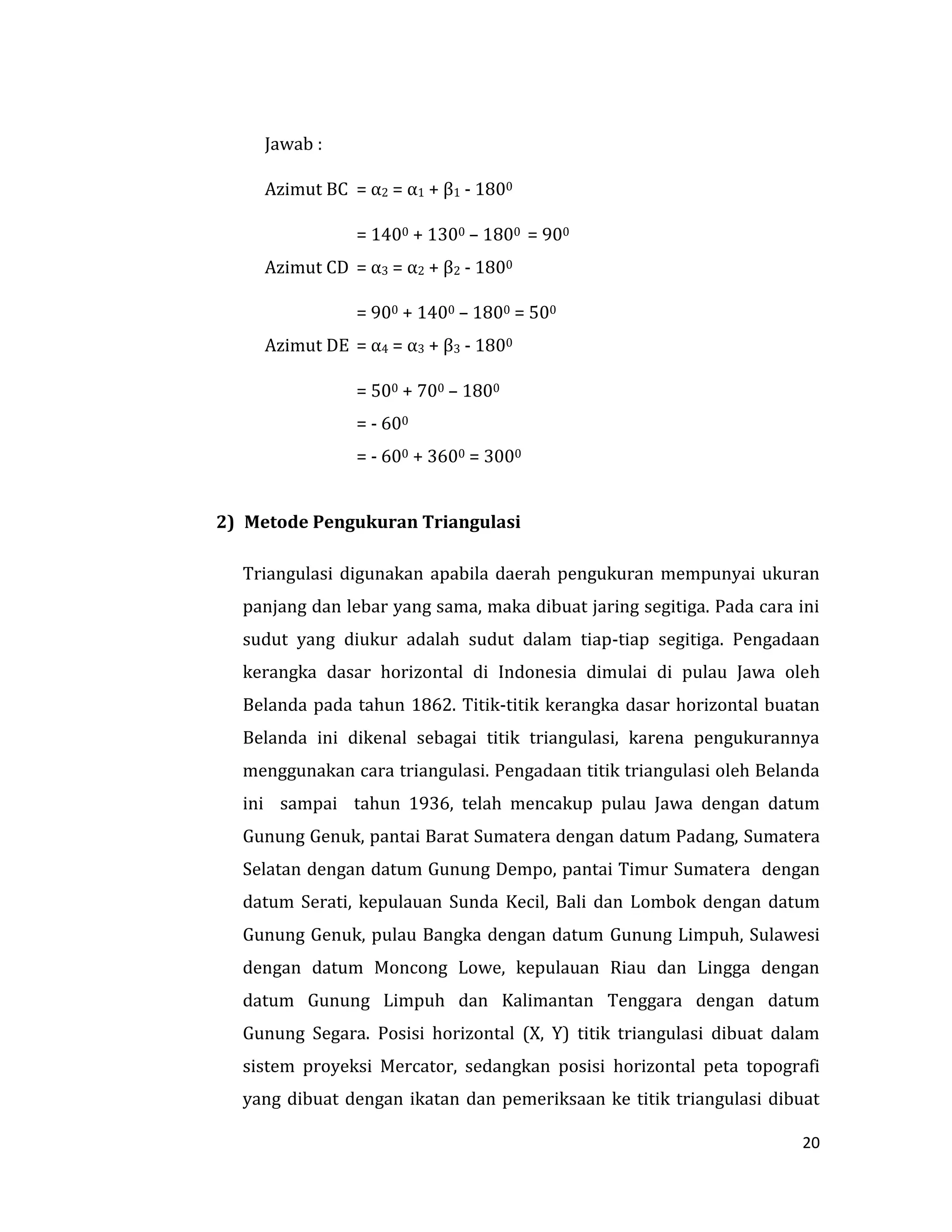 Pengukuran dan Pemetaan Hutan | PDF