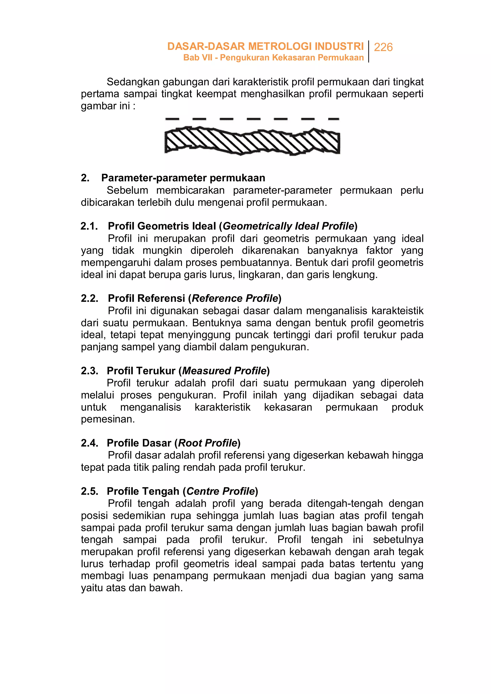 Pengukuran kekasaran permukaan bab7 | PDF