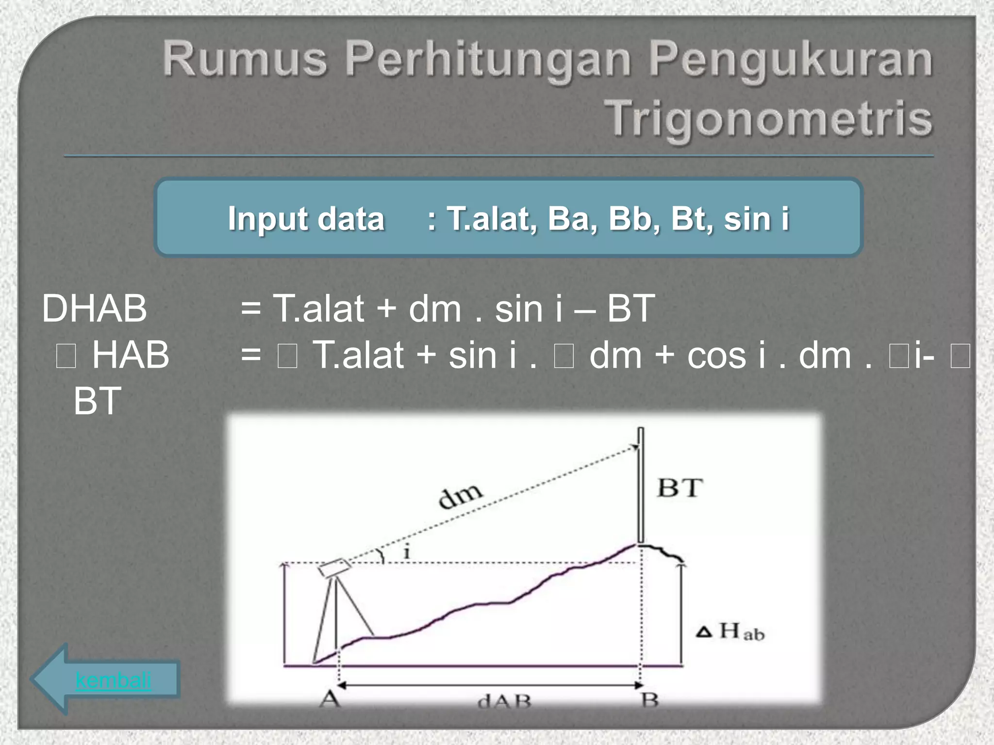 Pengukuran kerangka dasar vertikal | PPTX
