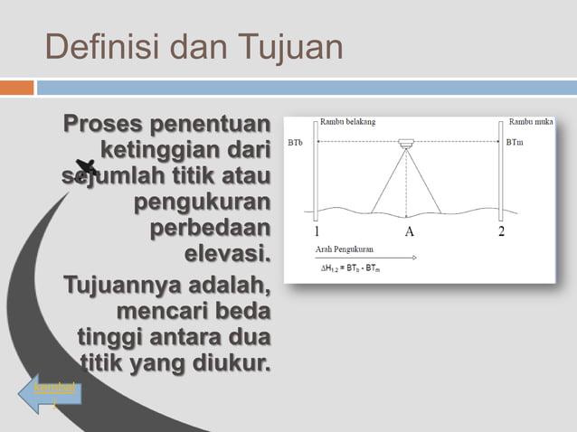 Pengukuran kerangka dasar vertikal | PPTX