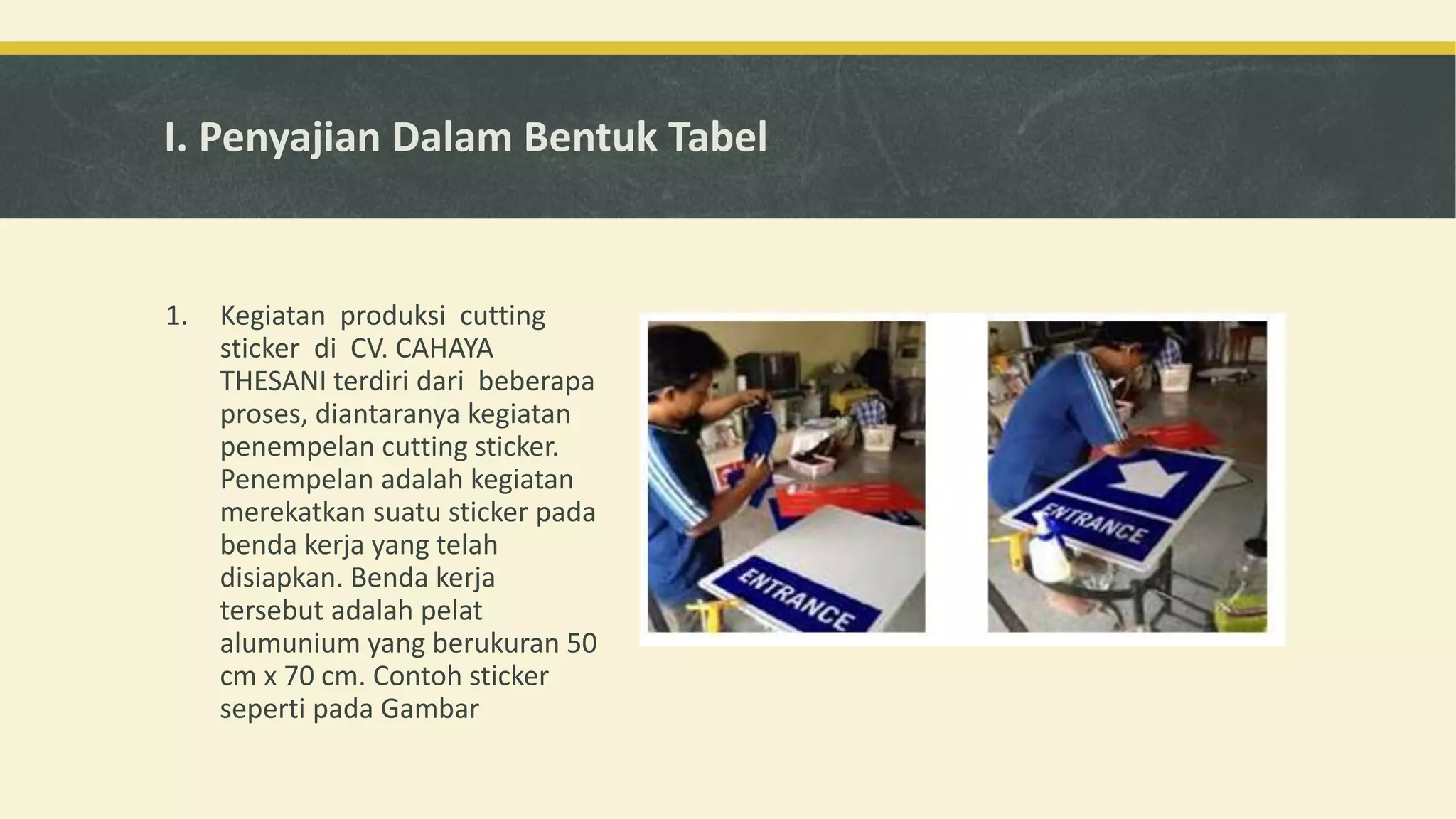 Pengukuran kerja tidak langsung | PPTX