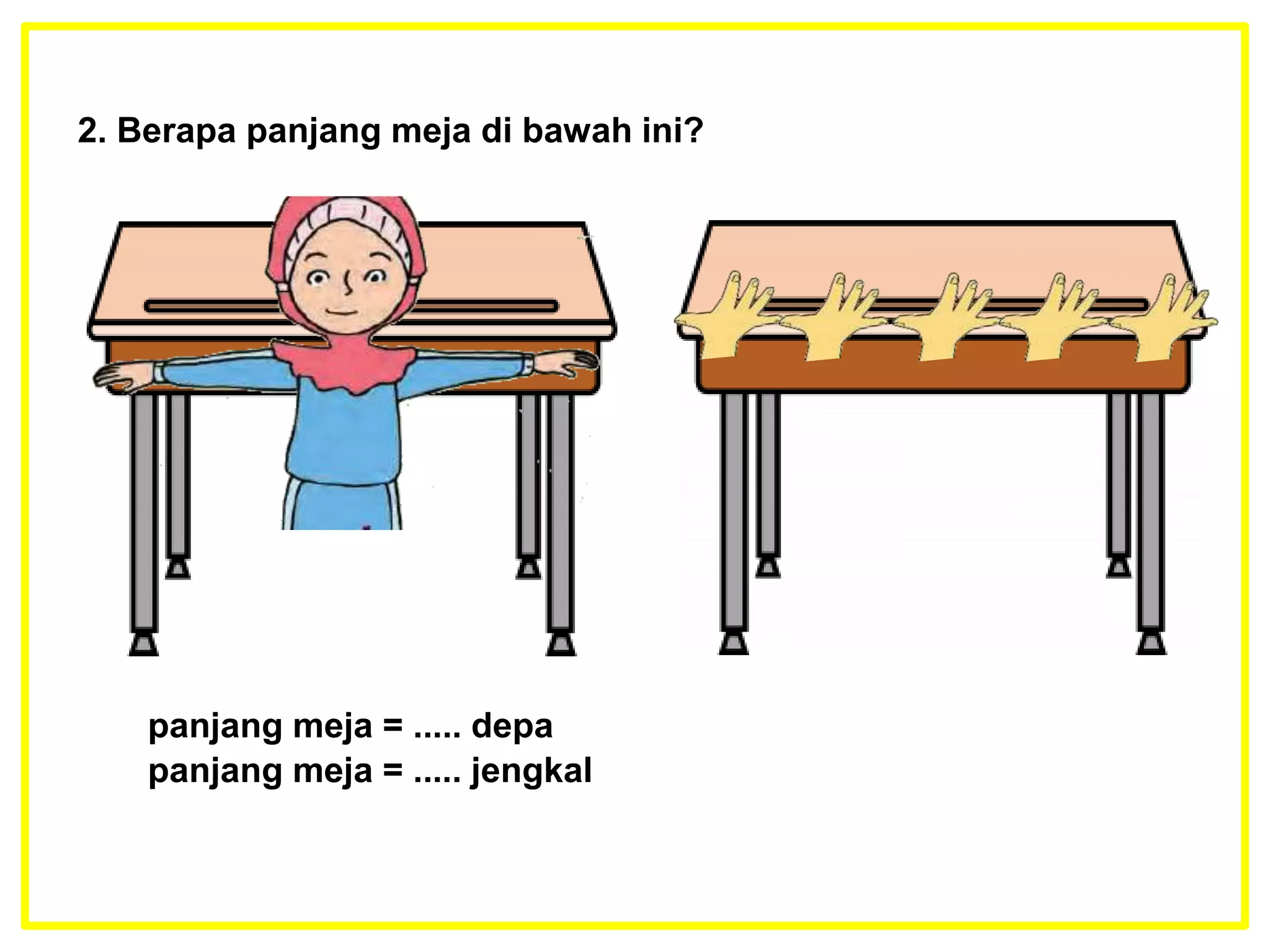 Pengukuran panjang kelas 1 sd | PPTX