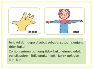 Pengukuran panjang kelas 1 sd | PPTX