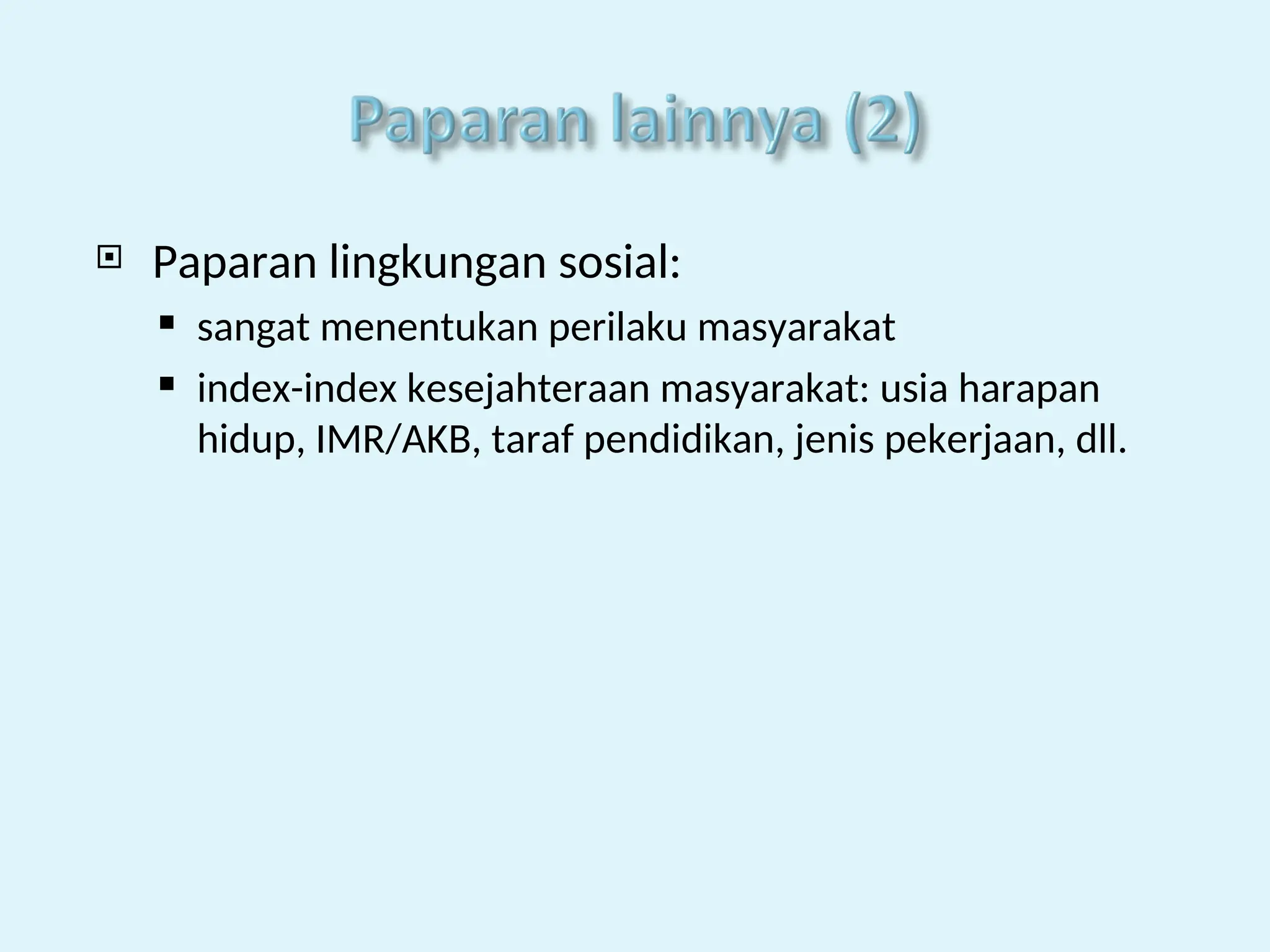 pengukuran paparan untuk kesehatan lingkungan | PPT