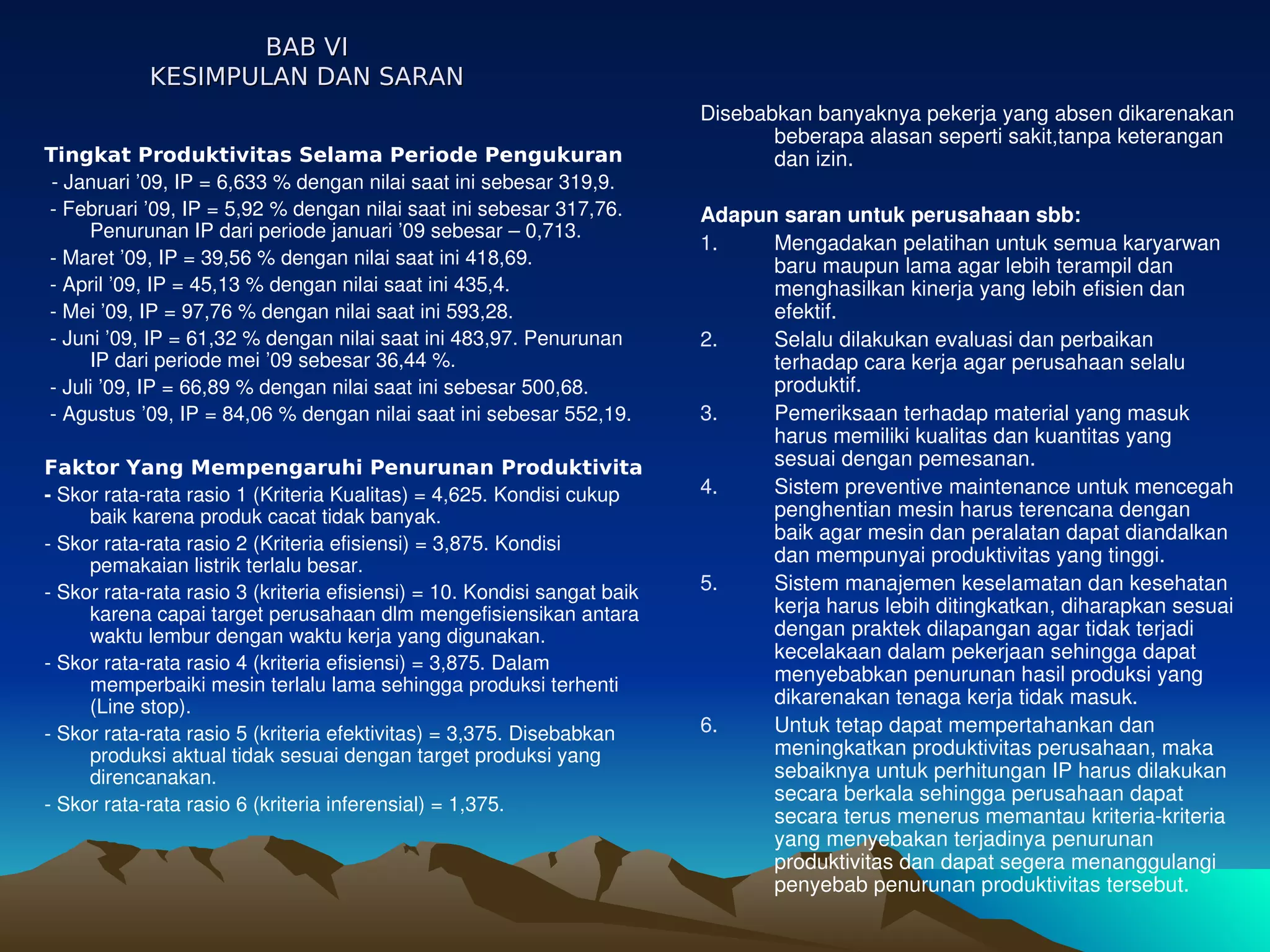 Pengukuran produktivitas dengan metode objective matrix (omax) | PDF
