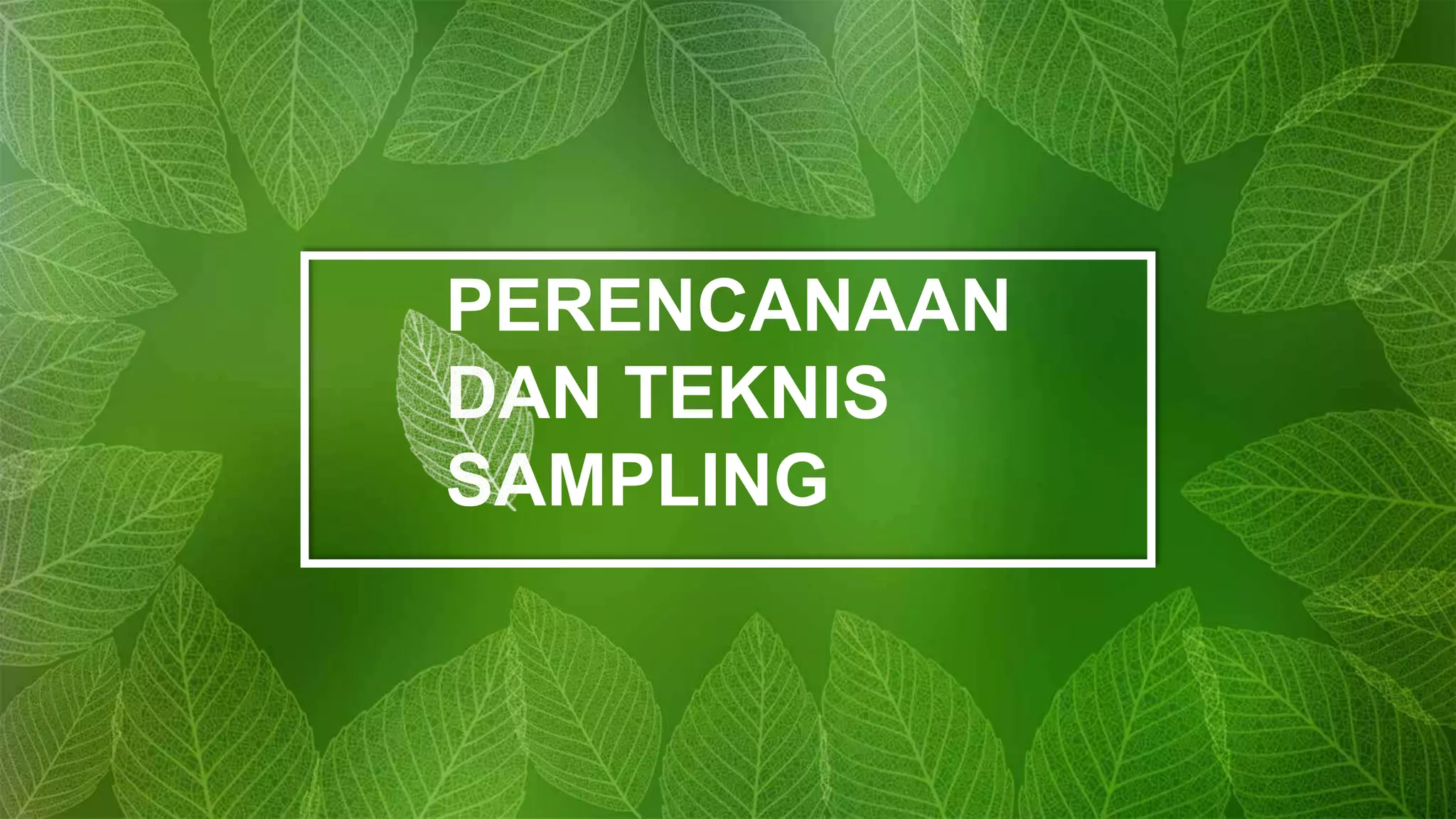 Pengukuran Sampel Lingkungan.pptx