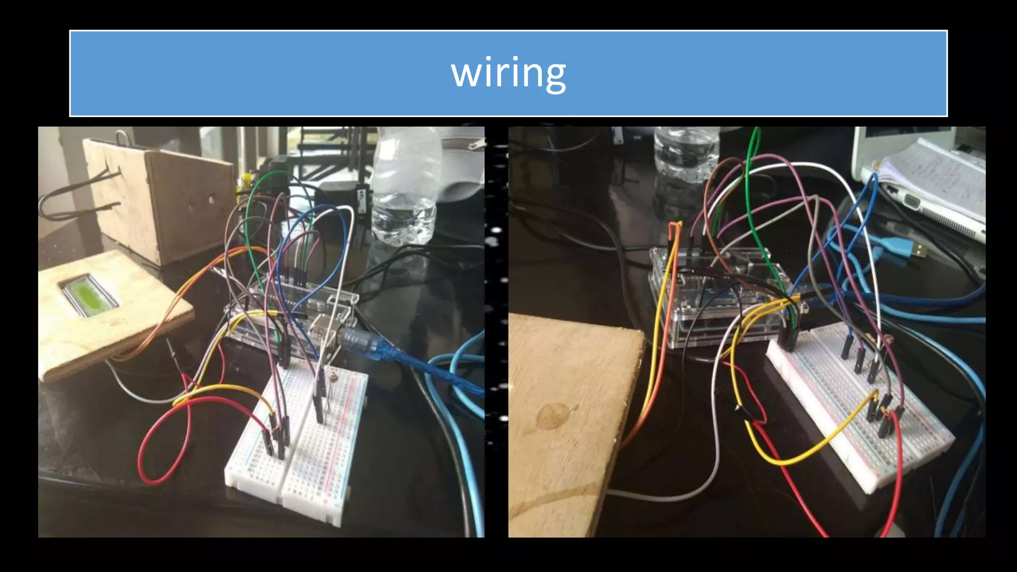 Pengukuran temperature air dan intensitas cahaya berbasis arduino | PPTX