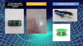 Pengukuran temperature air dan intensitas cahaya berbasis arduino | PPTX
