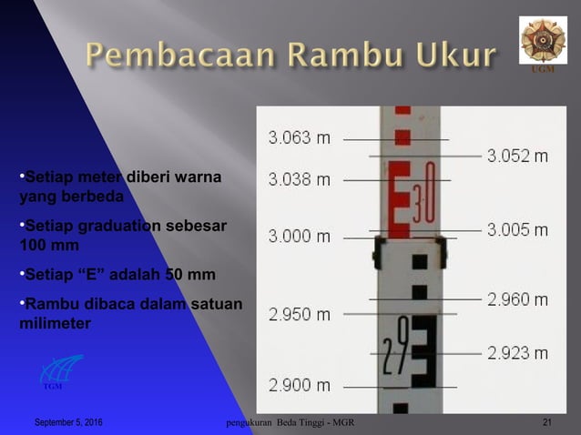 Pengukuran tinggi 2014_final | PPT