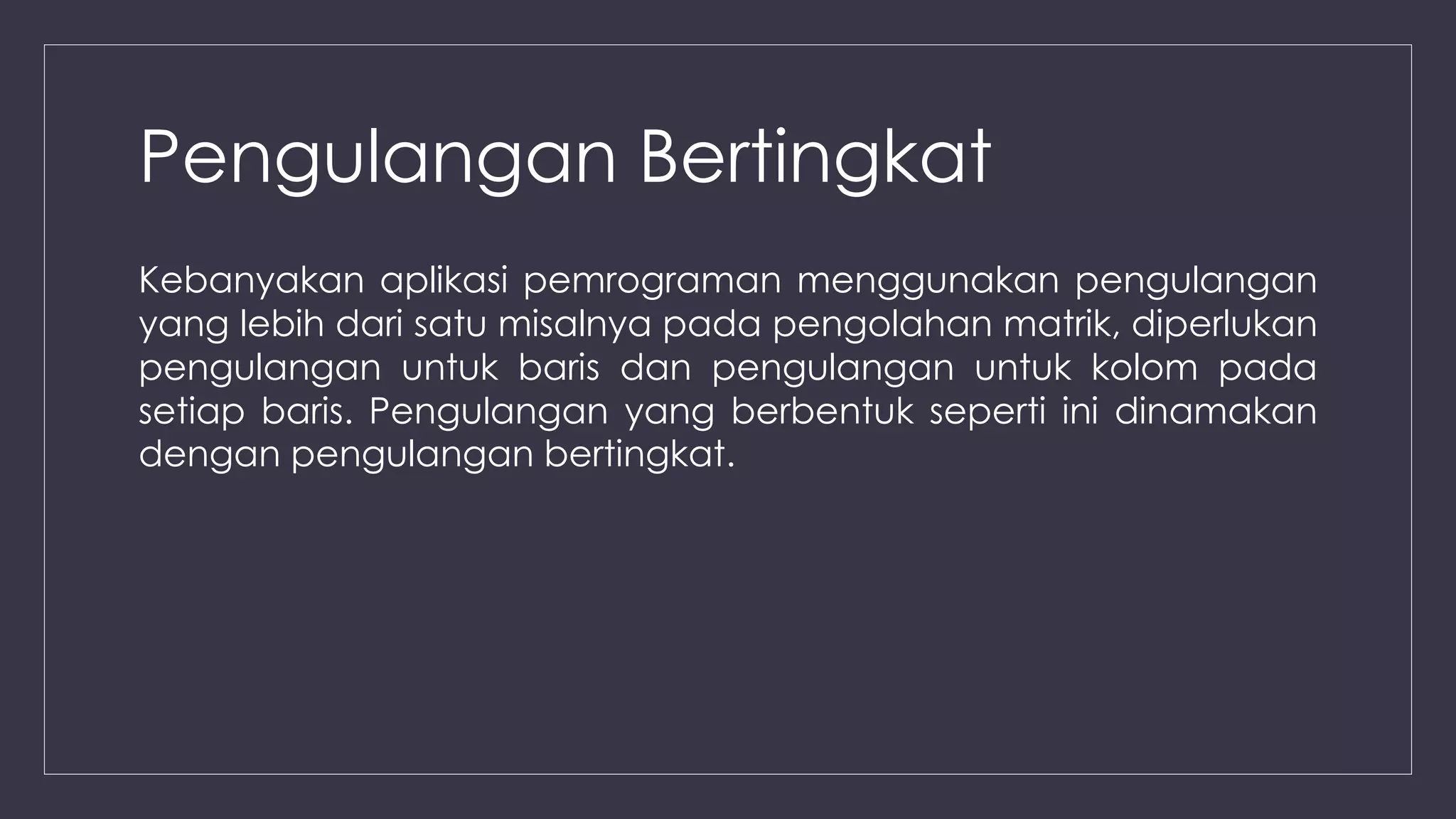 Pengulangan Visual Basic | PDF