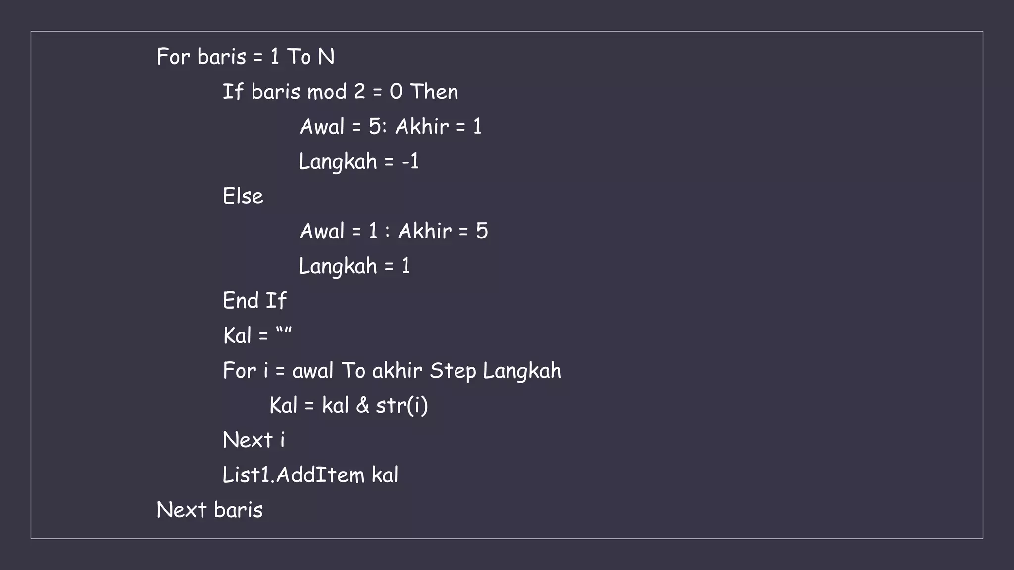 Pengulangan Visual Basic | PDF