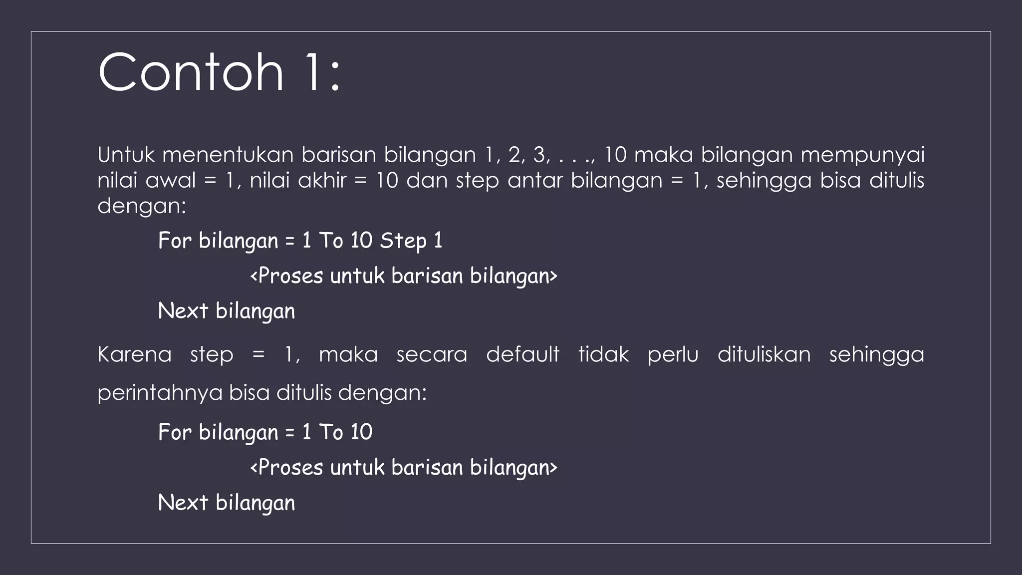 Pengulangan Visual Basic | PDF