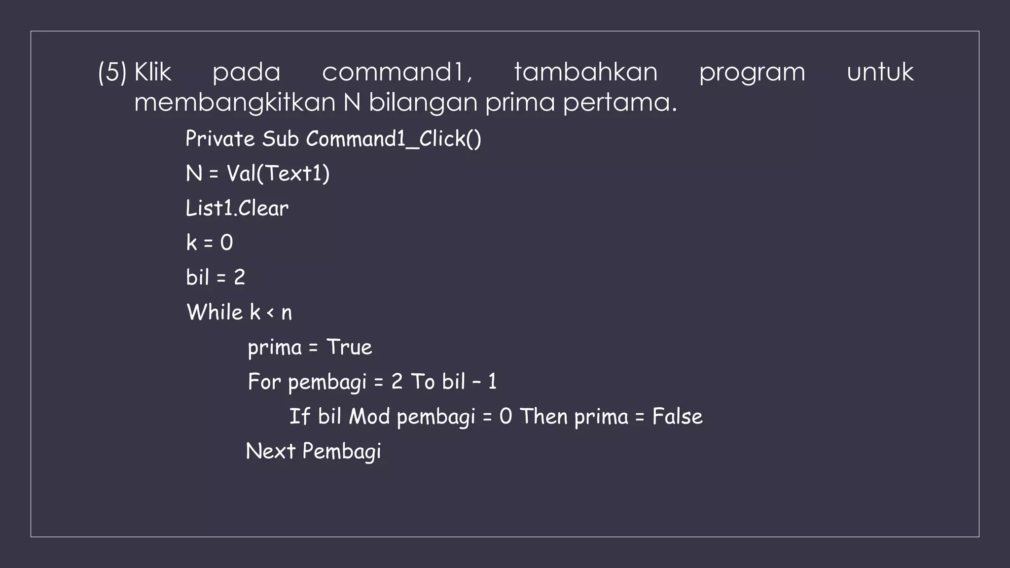 Pengulangan Visual Basic | PDF