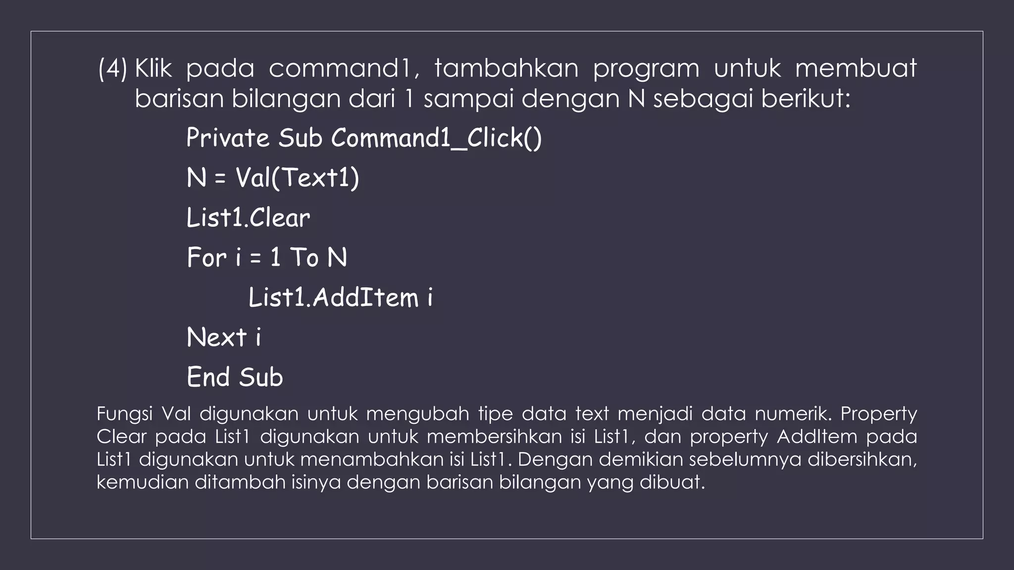Pengulangan Visual Basic | PDF