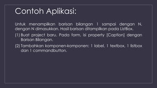 Pengulangan Visual Basic | PPT