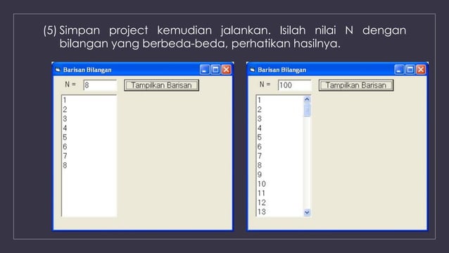 Pengulangan Visual Basic | PDF