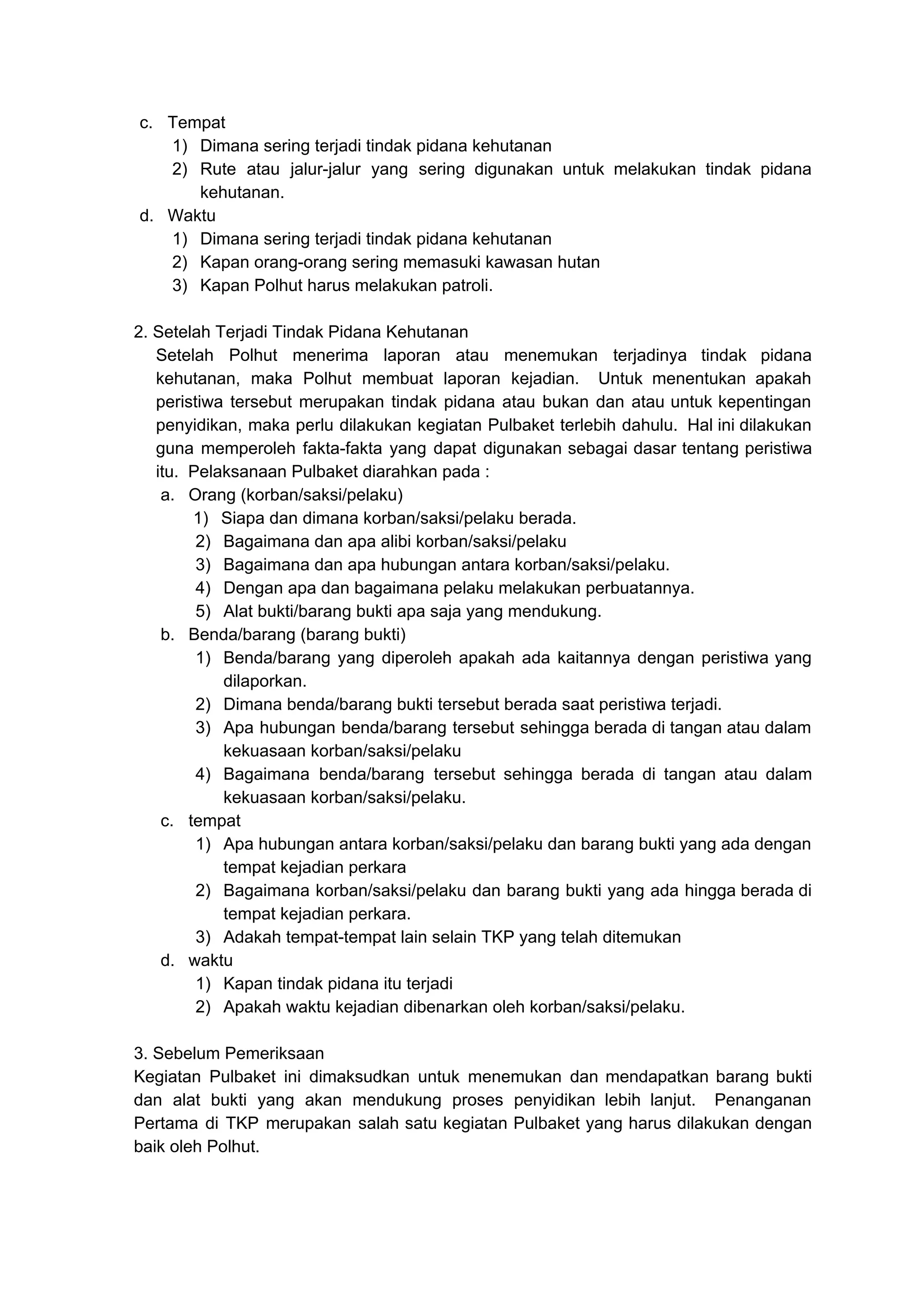 Pengumpulan bahan dan keterangan | PDF