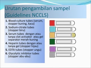 Pengumpulan Darah laboratorium klinik juga | PPT