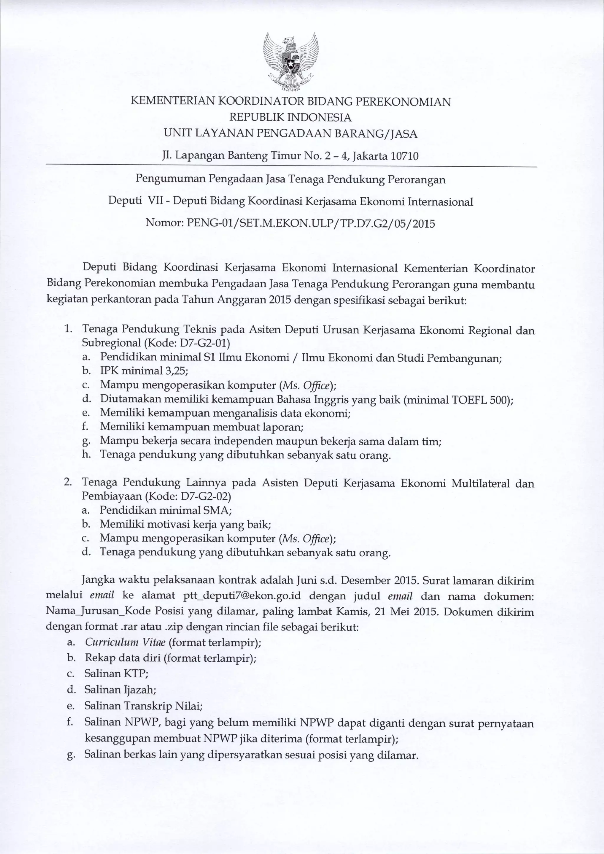 Pengumuman | PDF