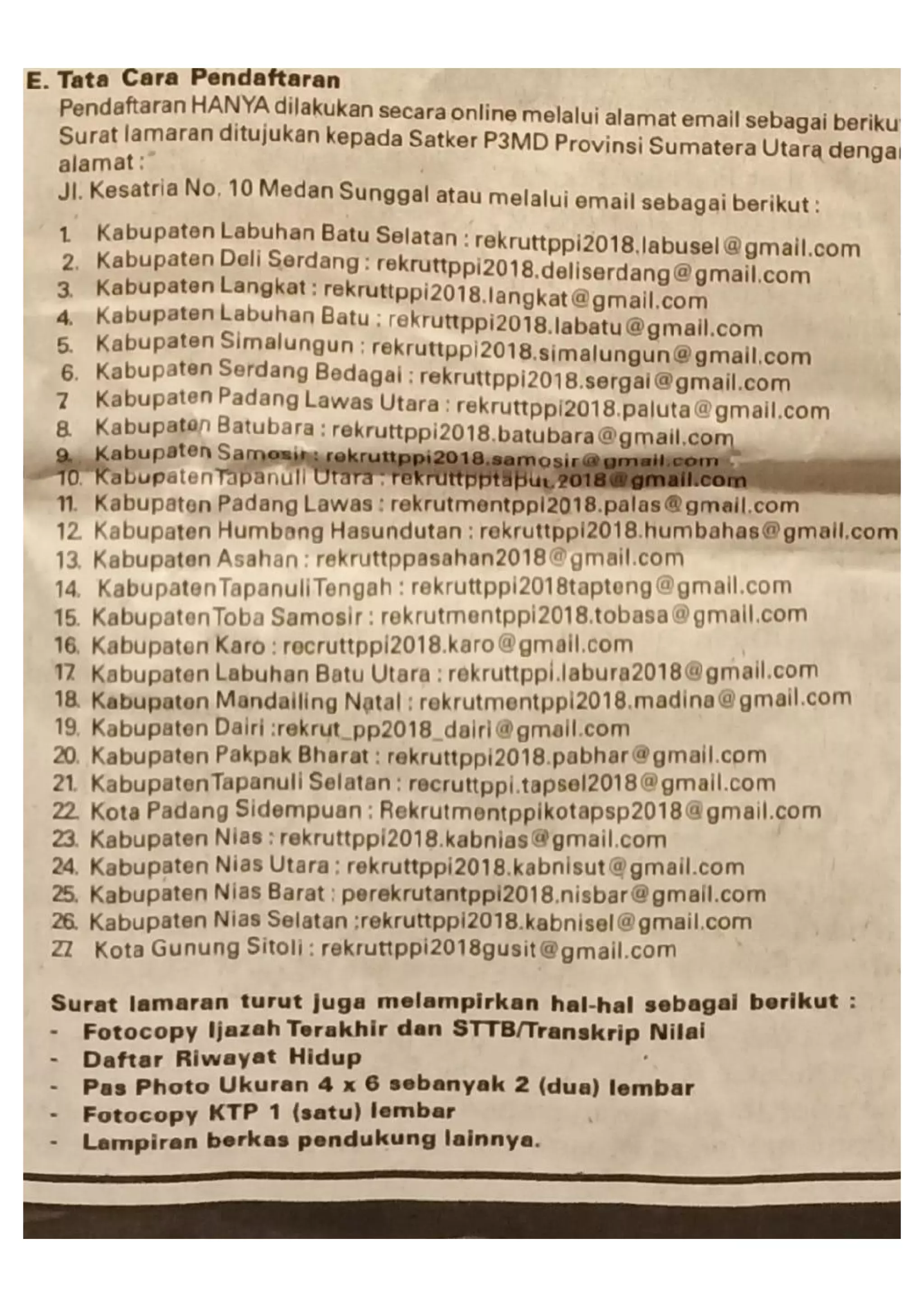 Pengumuman pld | PDF