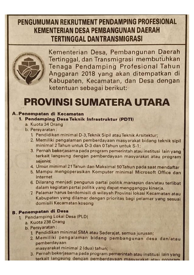 Pengumuman pld | PDF