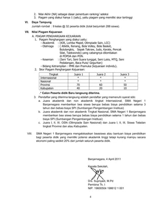 Pengumuman ppdb2011 2012 | PDF