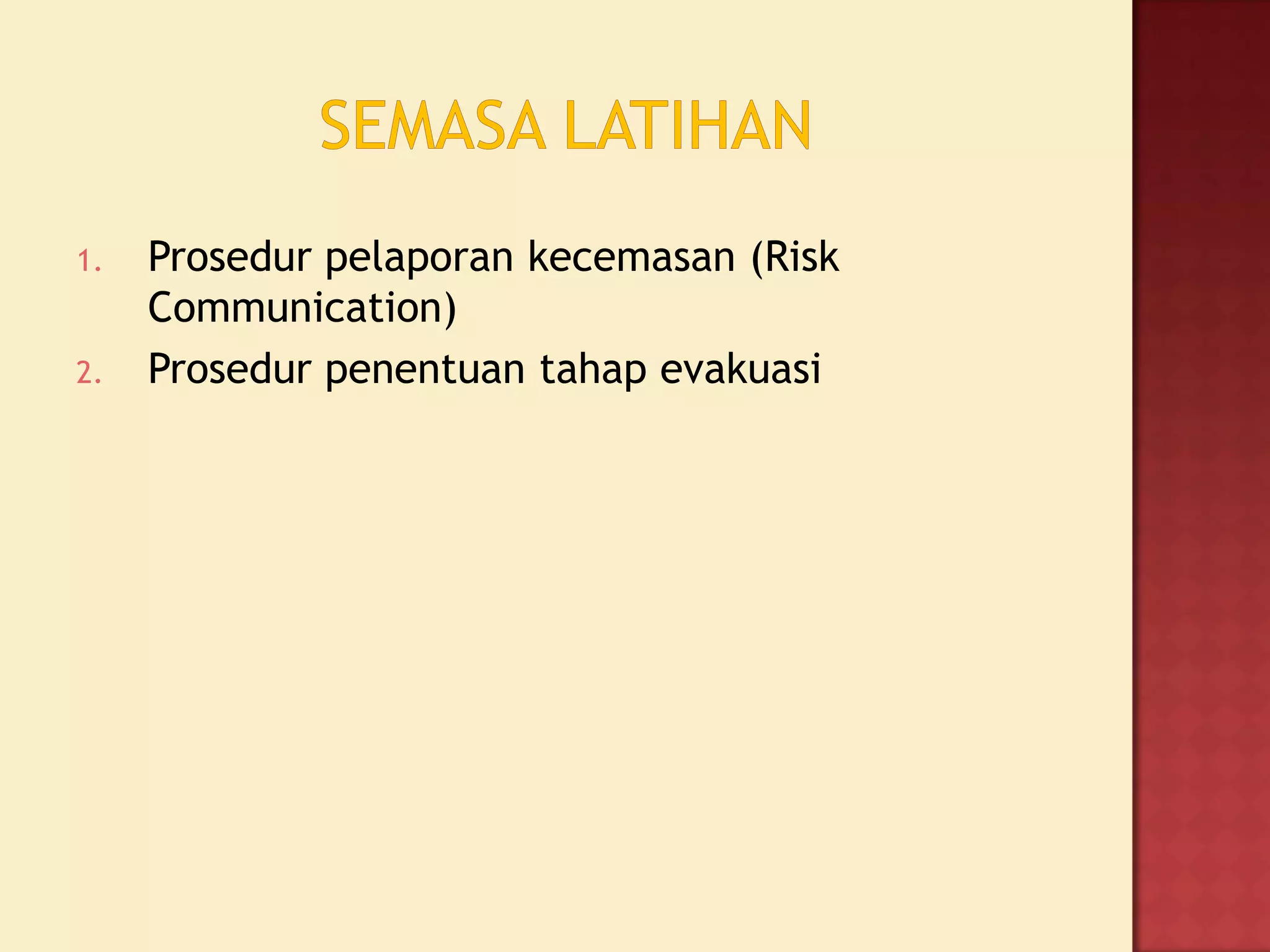 Pengungsian bangunan (fsat) | PDF