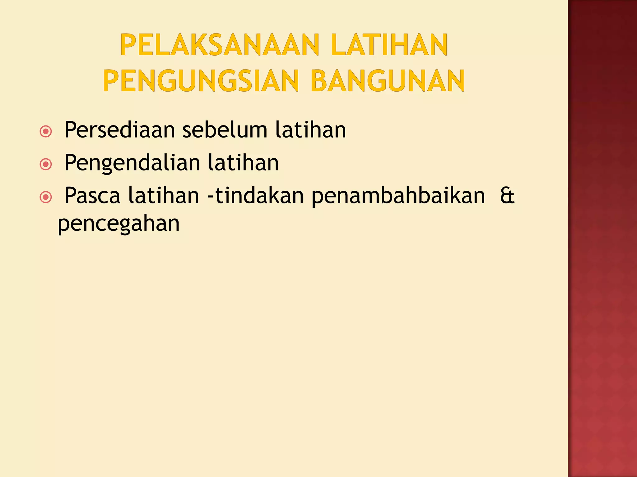 Pengungsian bangunan (fsat) | PDF