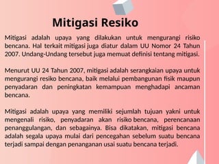 Pengurangan Risk Bencana Materi ppt.pptx