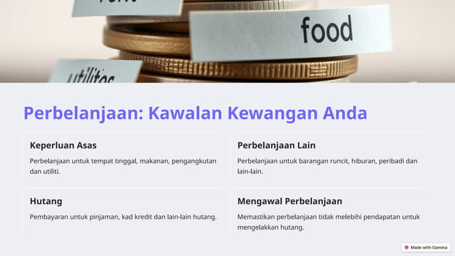 Pengurusan Kewangan Peribadi dengan lebih berkesan | PPTX