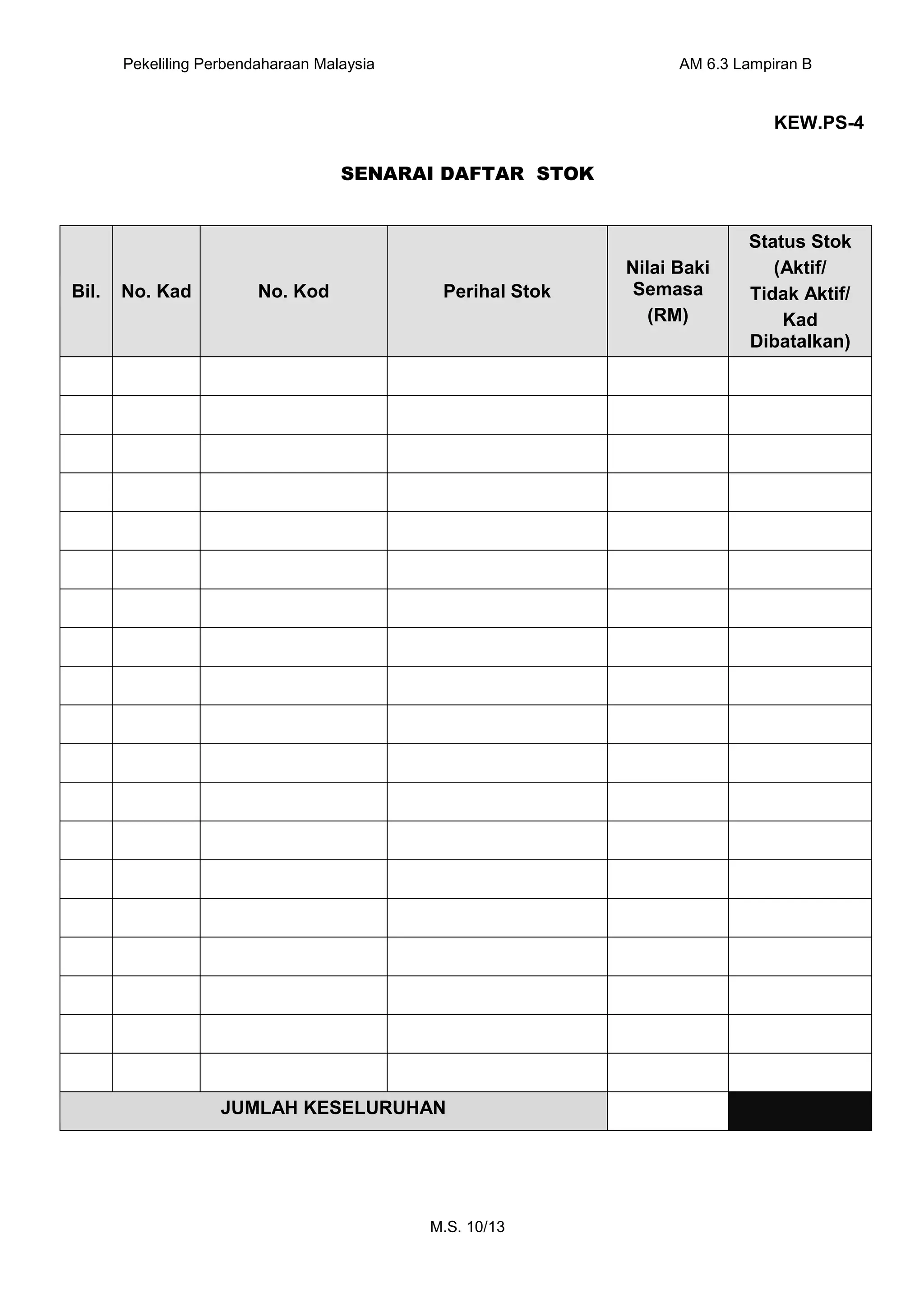 Pengurusan stor-am-6-23042018 | PDF