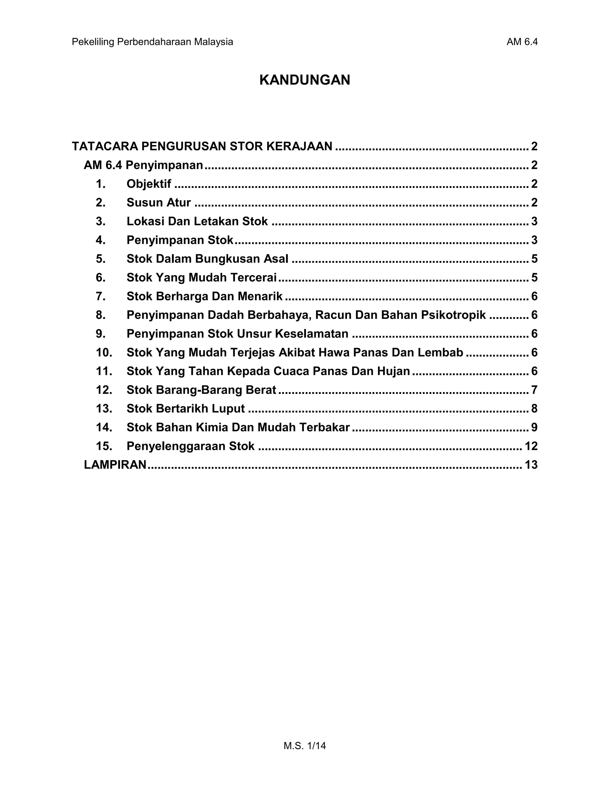Pengurusan stor-am-6-23042018 | PDF