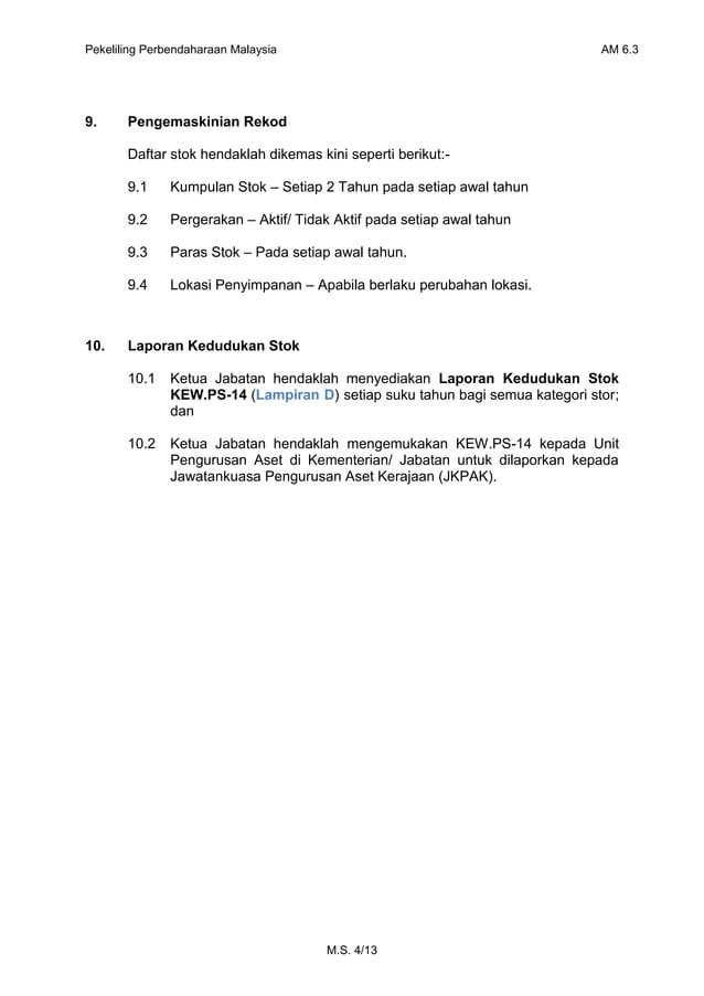 Pengurusan stor-am-6-23042018 | PDF