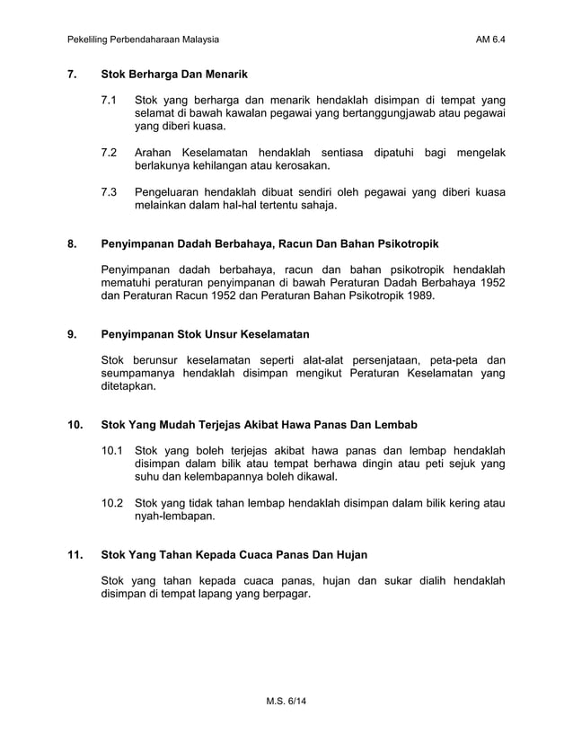 Pengurusan stor-am-6-23042018 | PDF