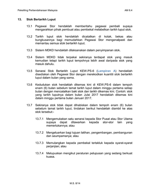 Pengurusan stor-am-6-23042018 | PDF